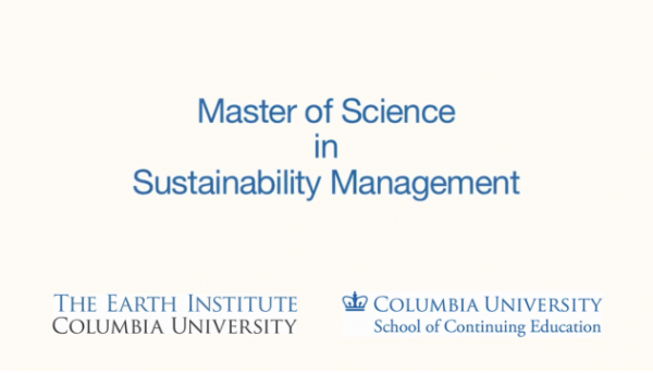 Master of Science in Sustainability Management Application Deadline ...