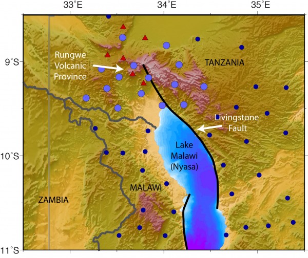 Imaging beneath the southernmost volcanoes in the East Africa Rift ...