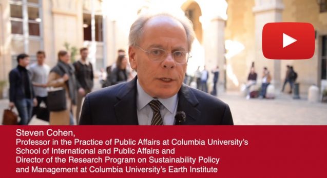 Prof. Cohen Discusses Sustainability and Cities, Government, and ...