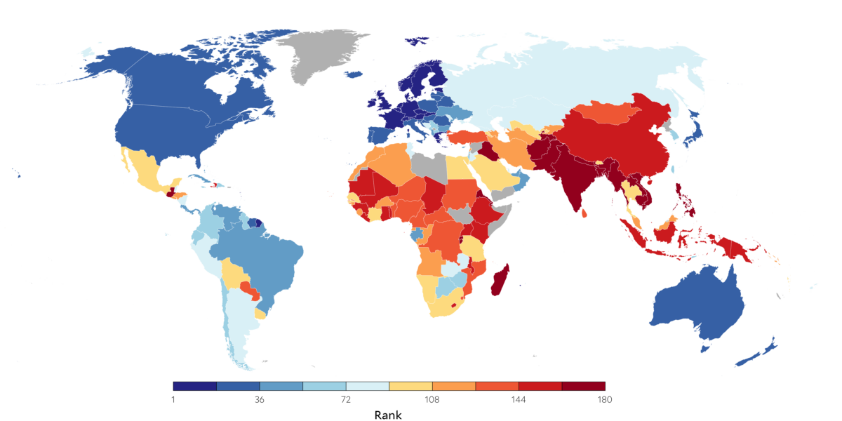 New Report Provides a Ranking of Sustainability Around the World ...